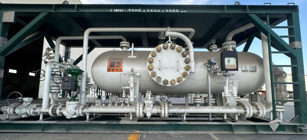 Delivery of a Horizontal High Pressure Three-Phase Test Separator ...
